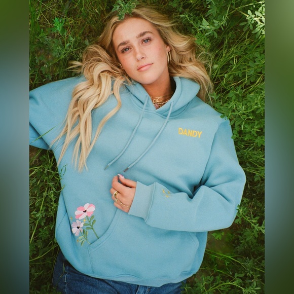 Dandy Worldwide | Tops | Dandy Gift Giving Oversized Lux Hoodie In Blue ...